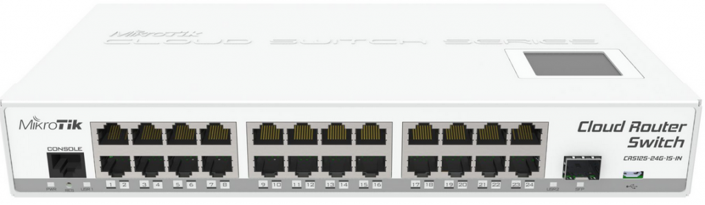 CRS 125 - O Switch da MikroTik - Blog ENTELCO TELECOM