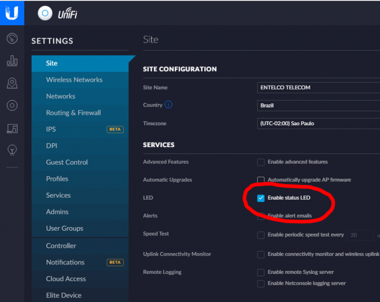 LED UniFI - Cores e Padrões dos Equipamentos - Blog ENTELCO TELECOM